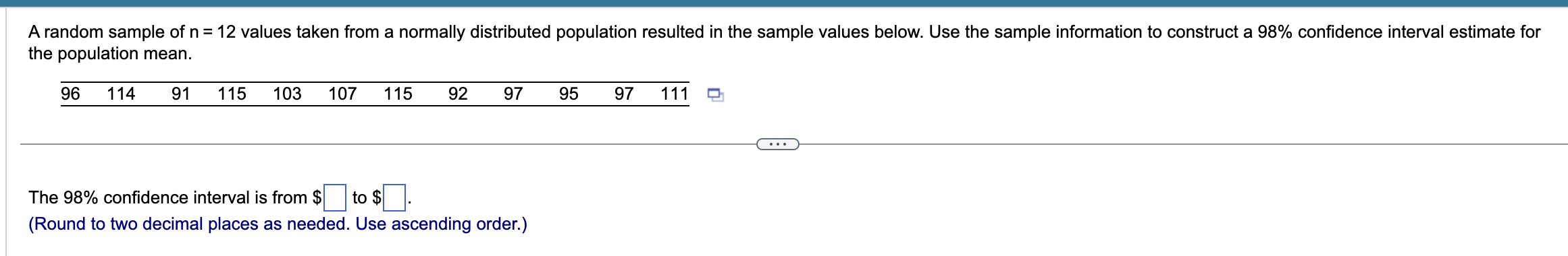 Solved A) Calculate a confidence interval for the population | Chegg.com