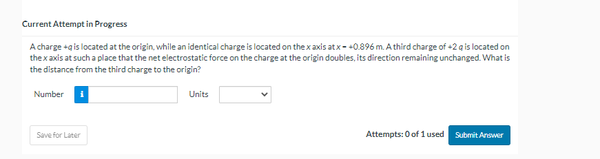 Solved A charge +q is located at the origin, while an | Chegg.com