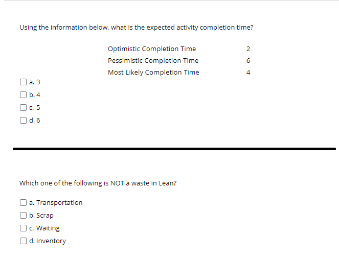 Solved Using the information below, what is the expected | Chegg.com