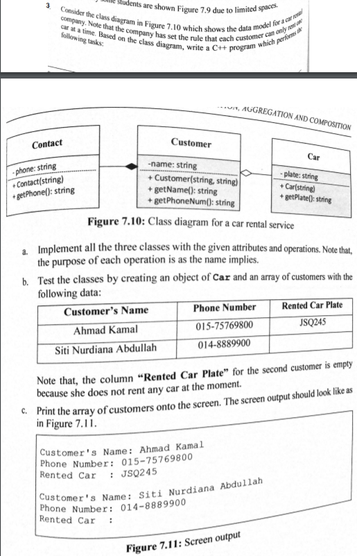 Solved 3 Audents are shown Figure 7.9 due to limited spaces. | Chegg.com