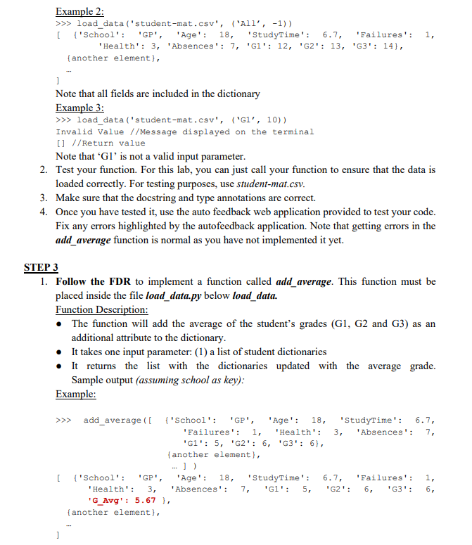 Solved Please help in python language - nedd to create: | Chegg.com