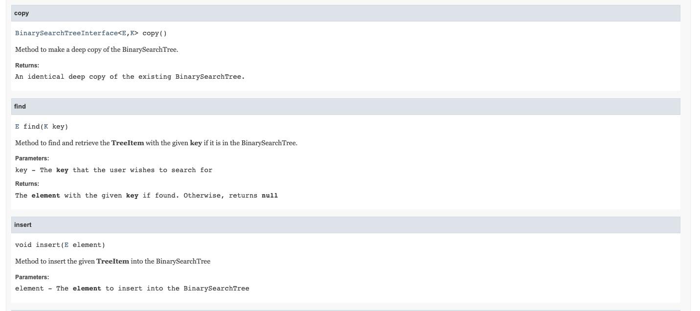 Solved Method Summary All Methods Instance Methods Abstract | Chegg.com