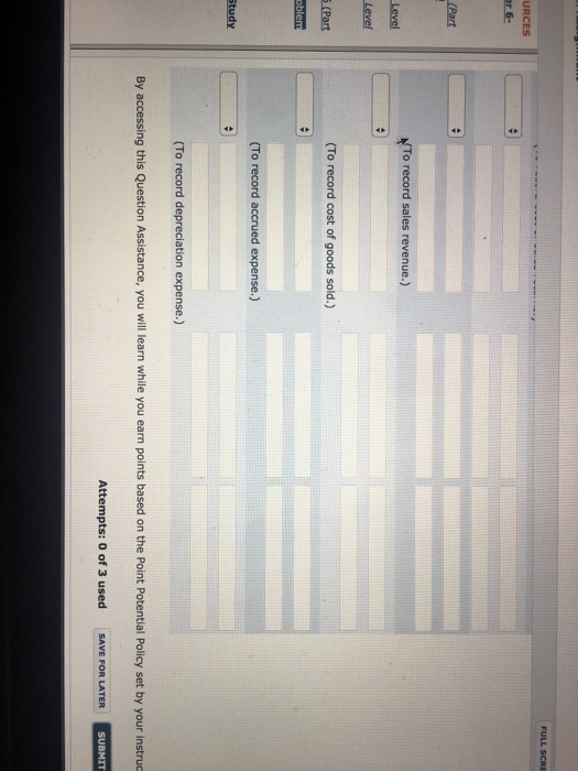 Solved FULL SCREEN Comprehensive Problem 6 (Part Level | Chegg.com