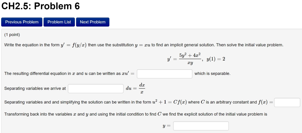 Solved CH2.5: Problem 6 Previous Problem Problem List Next | Chegg.com