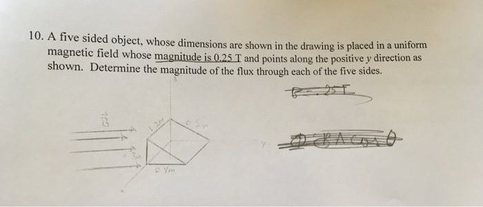 Solved I know to use magnetic flux=BAcos(theta), but please | Chegg.com