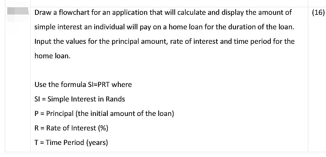 Solved Draw a flowchart for an application that will | Chegg.com
