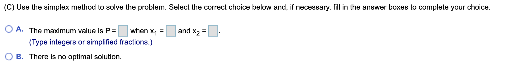 Solved (A) Using slack variables, determine the initial | Chegg.com