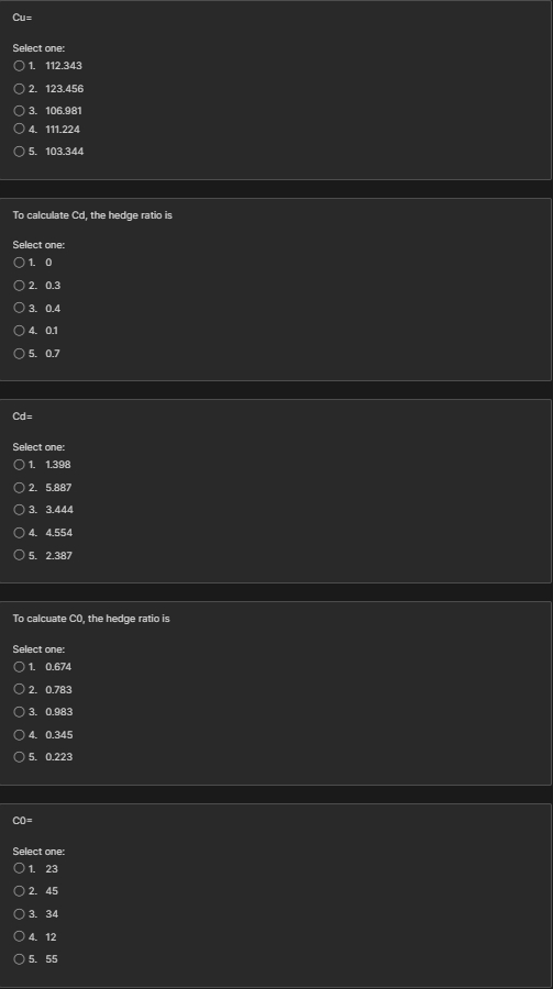 Solved Q2 A stock price can take only two possible values | Chegg.com