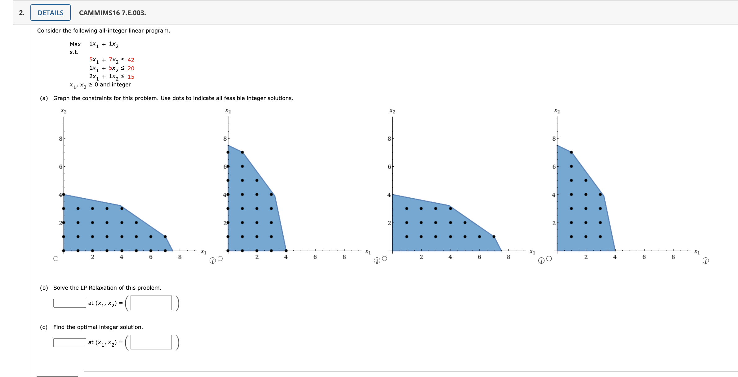 Solved Max 1x1+1x2 | Chegg.com