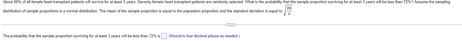 Solved The probability that the mean height for the sample | Chegg.com