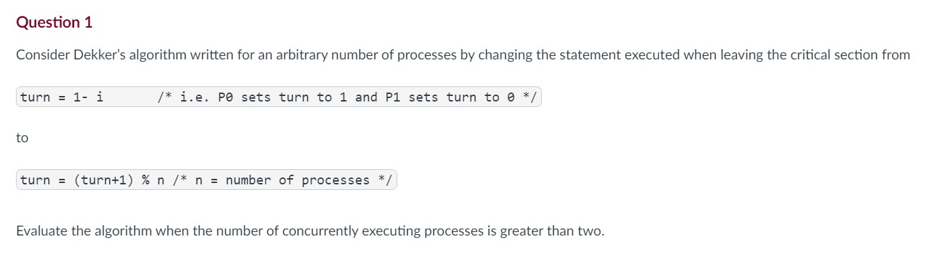 Solved Evaluate the algorithm when the number of | Chegg.com