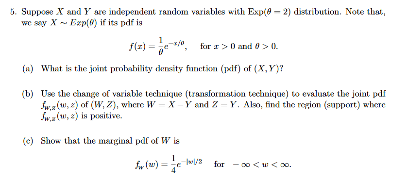 Solved 1 Suppose That X Is A Random Variable For Which The