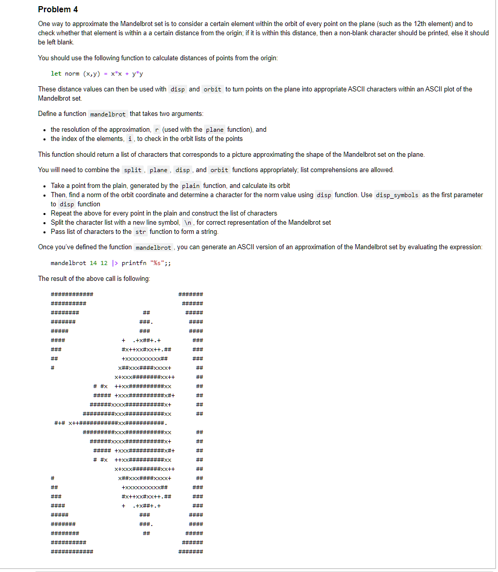 In F#. Do not use loops, only recursion. | Chegg.com