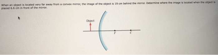Solved the object is is located very far away from a convex | Chegg.com