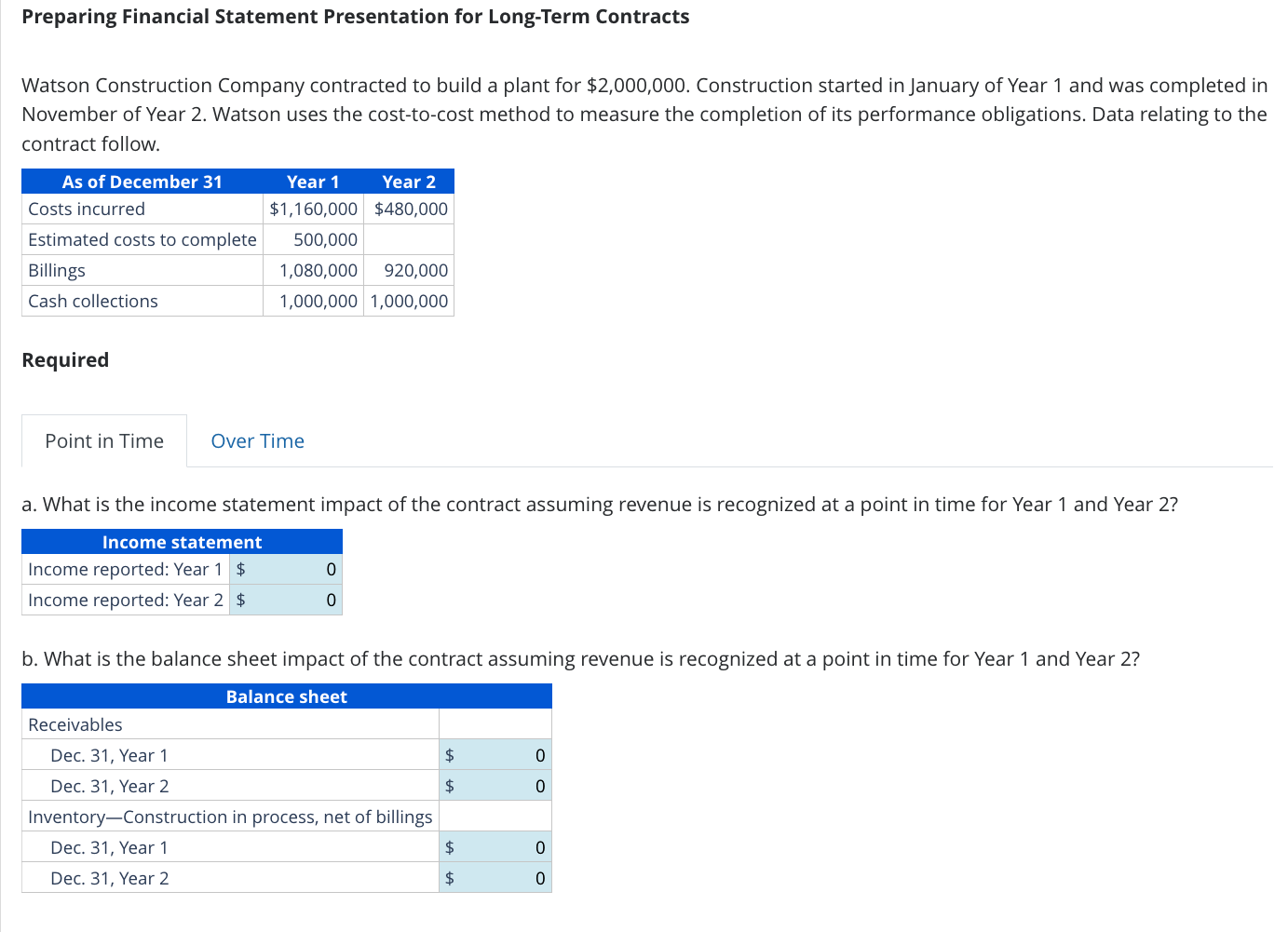 Solved Preparing Financial Statement Presentation for | Chegg.com