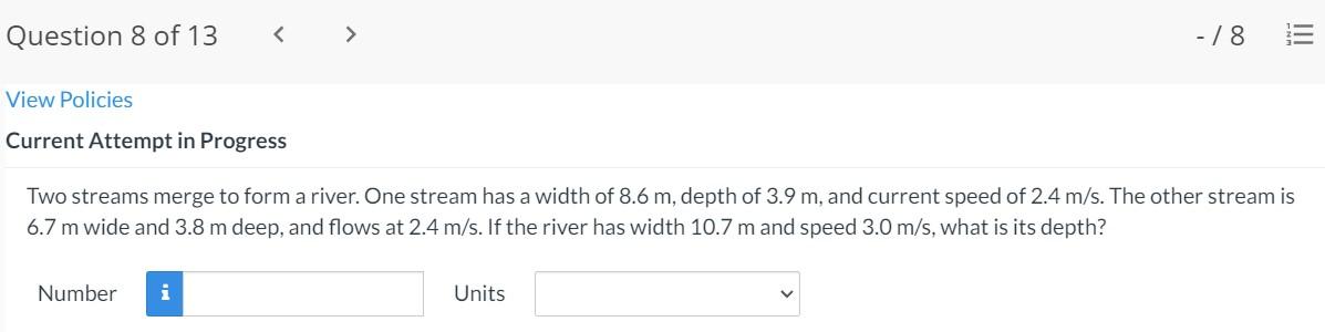 Solved Question 8 of 13 - / 8 III View Policies Current | Chegg.com