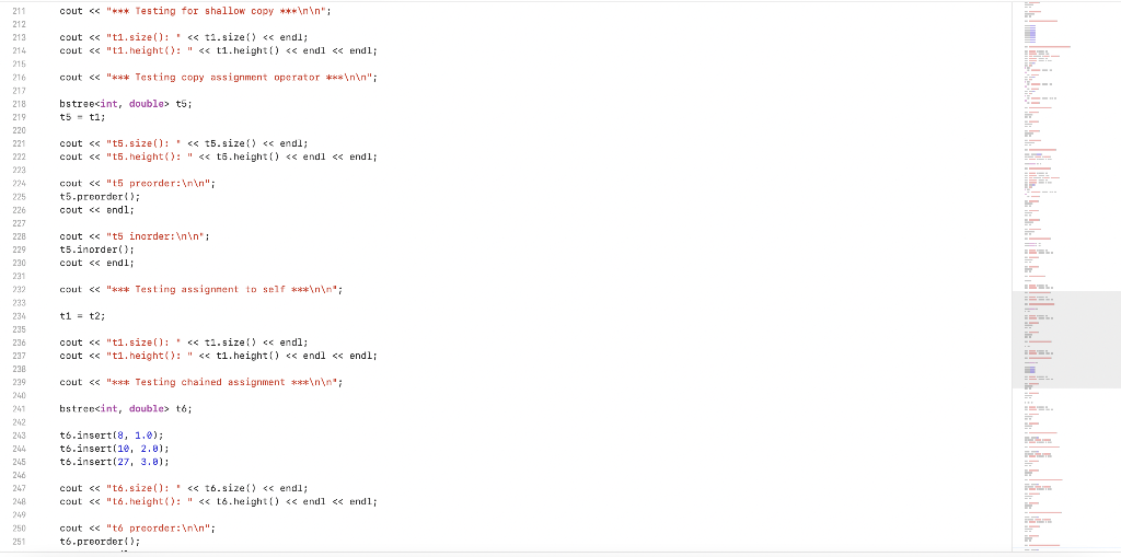 Solved Please Create bstree.h Assignment 11 This assignment | Chegg.com