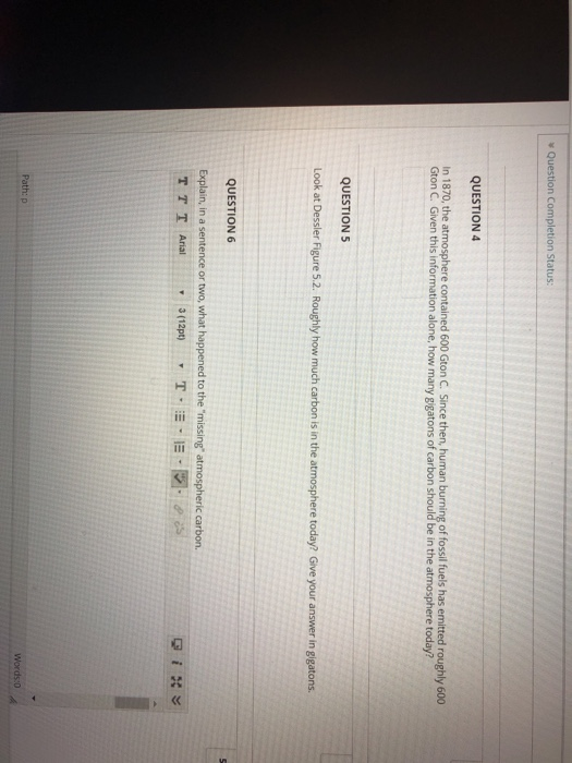 Solved Question Completion Status: QUESTION 4 In 1870, the | Chegg.com