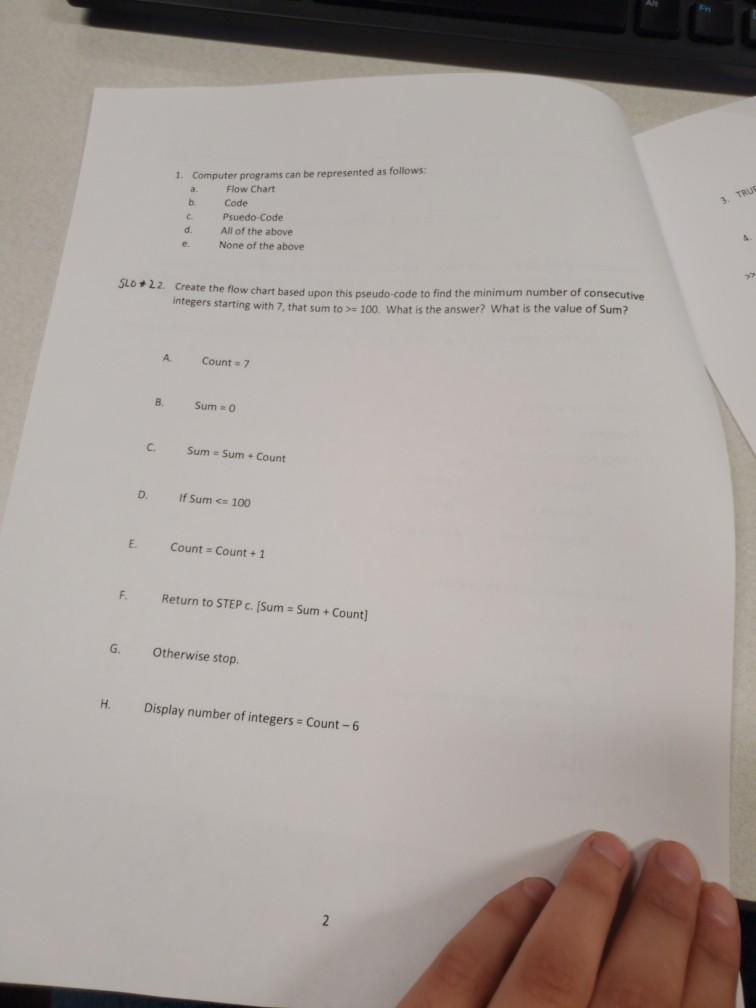 Solved 1. Computer programs can be represented as follows: | Chegg.com