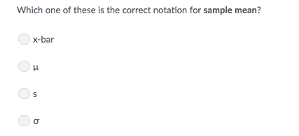 Solved Which one of these is the correct notation for | Chegg.com