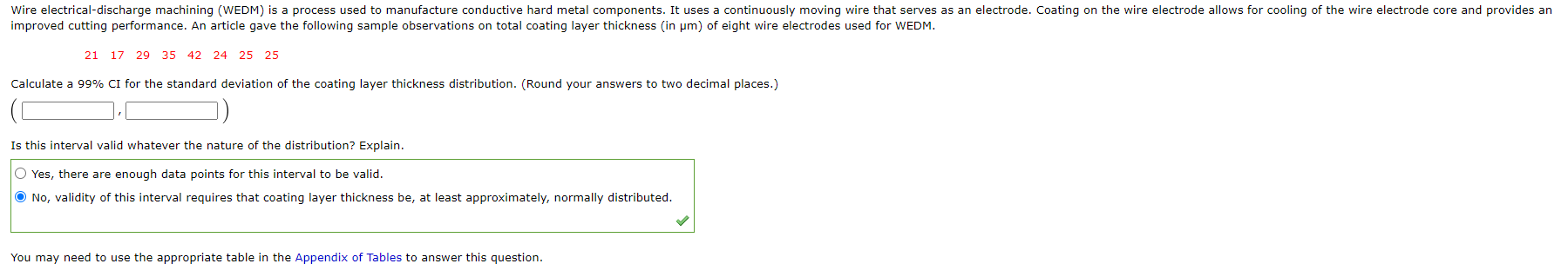 Solved improved cutting performance. An article gave the | Chegg.com