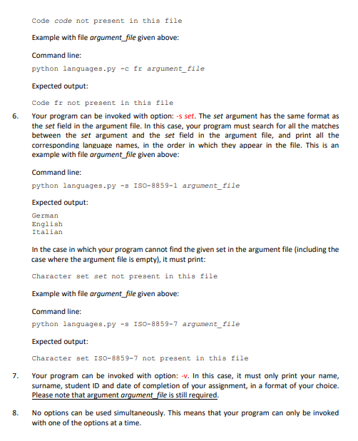 Solved 9 If Your Program Is Invoked With Any Other Syntax 