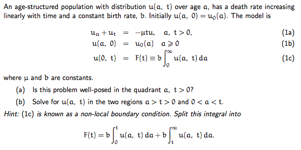 Solved Using method of characteristics, determine if this | Chegg.com