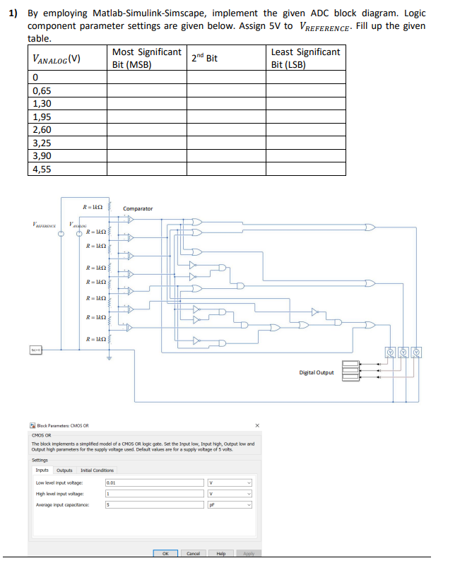 Solved 1) By employing Matlab-Simulink-Simscape, implement | Chegg.com Solved 1) By employing Matlab-Simulink-Simscape, implement | Chegg.com