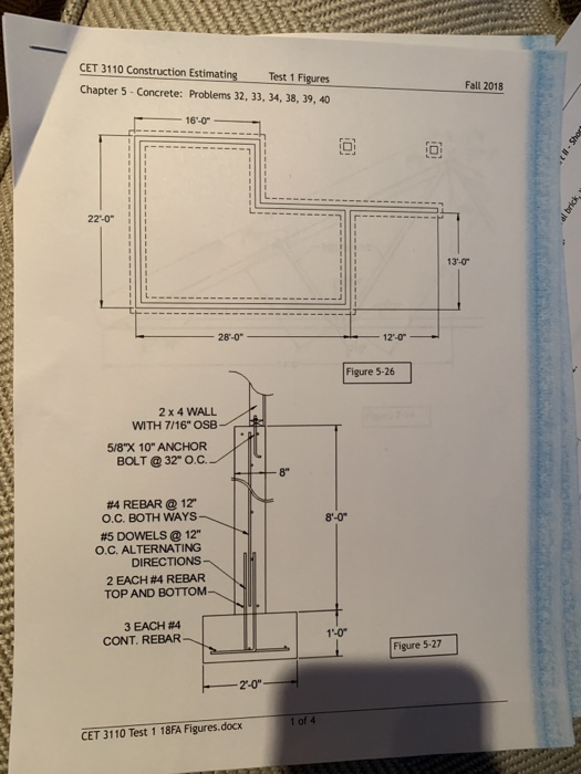Solved 33. How many lineal feet of forms are needed to con- | Chegg.com