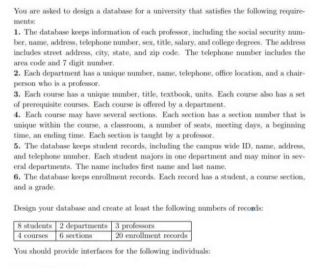 Solved Hi I need help figuring out how to do the ER diagram | Chegg.com