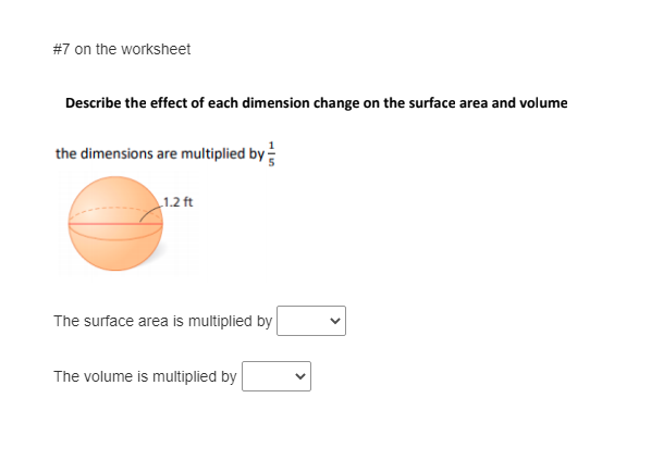 Solved #7 on the worksheet Describe the effect of each | Chegg.com