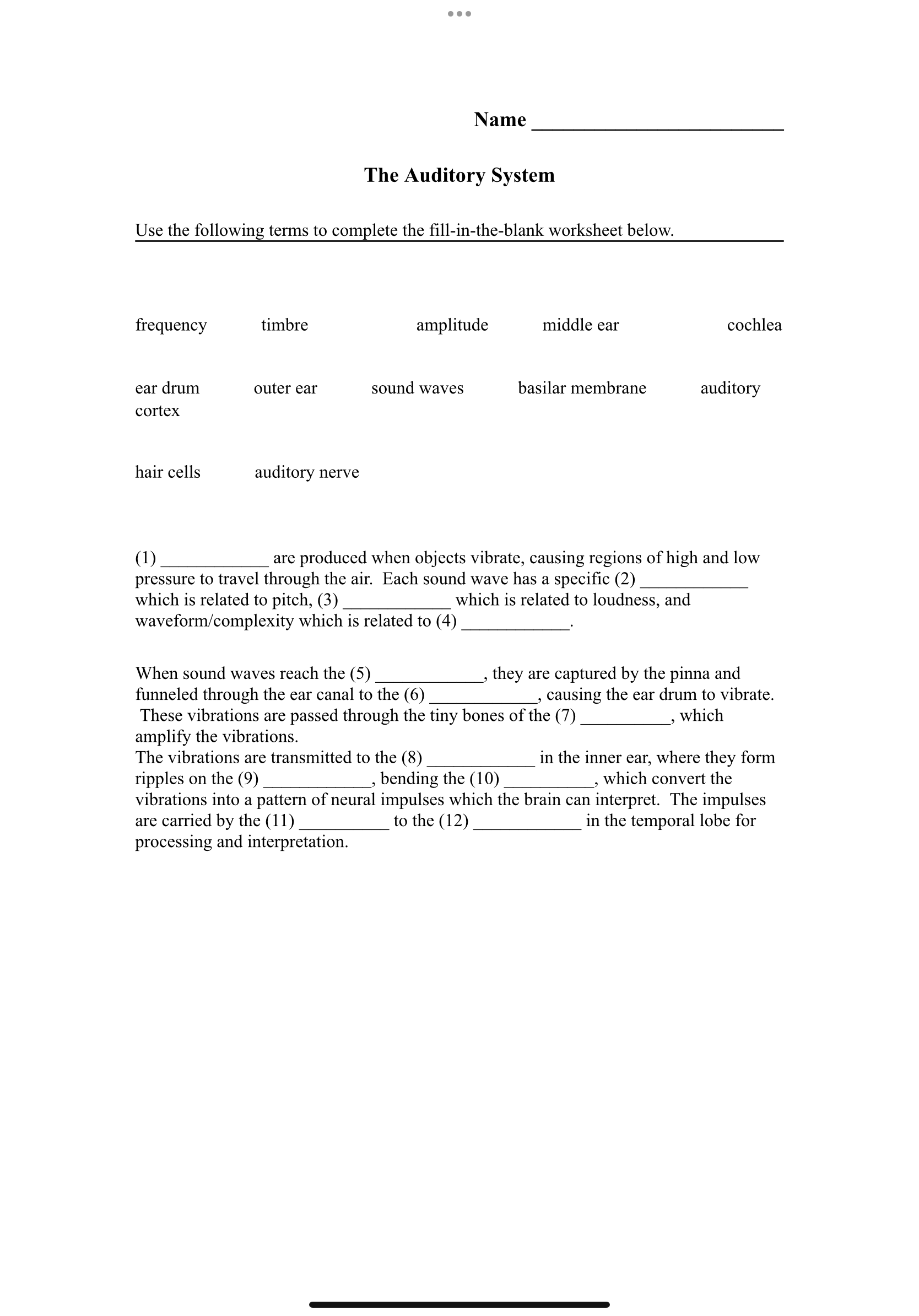 Solved (1) are produced when objects vibrate, causing | Chegg.com