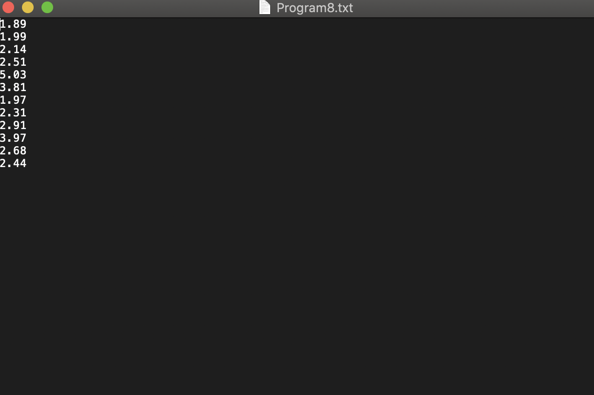 Solved ITSE 2321 -OBJECT-ORIENTED PROGRAMMING JAVA Program 8 | Chegg.com