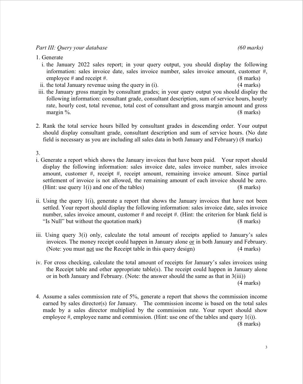 Solved Appendix The fields and suggested data types are | Chegg.com