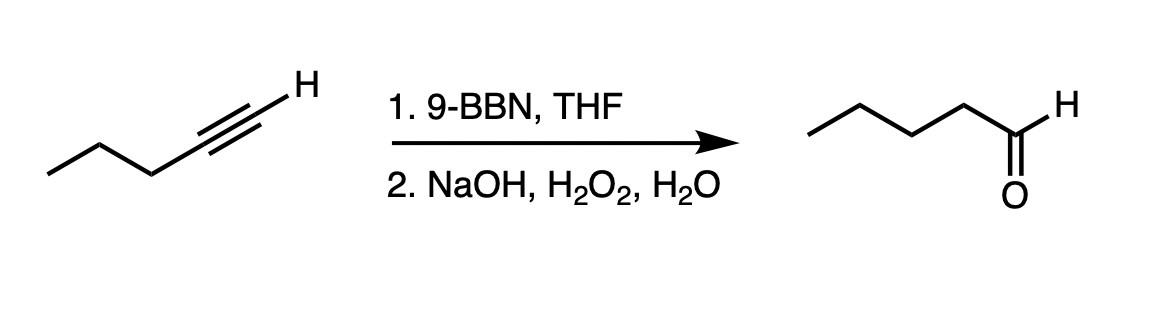Solved Н 1. 9-BBN, THE H 2. NaOH, H2O2, H2O | Chegg.com
