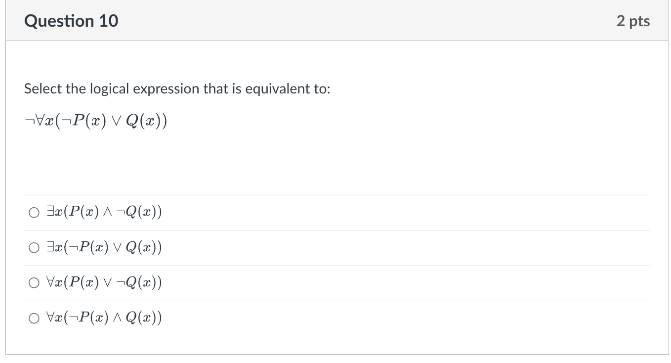 Solved The domain for variable x is the set { Ann, Ben, Cam, | Chegg.com