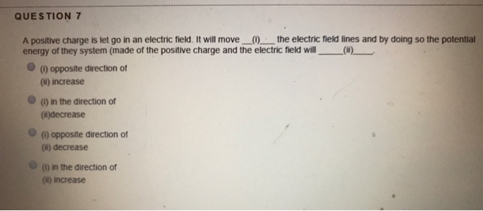 Solved QUESTION 1 A line or surface along which the electric | Chegg.com