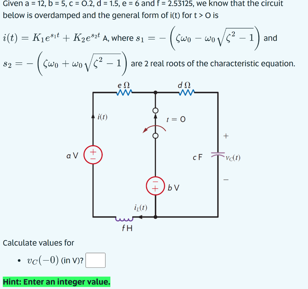 Solved Given a=12, b=5,c=0.2, d=1.5,e=6 and f=2.53125, we | Chegg.com