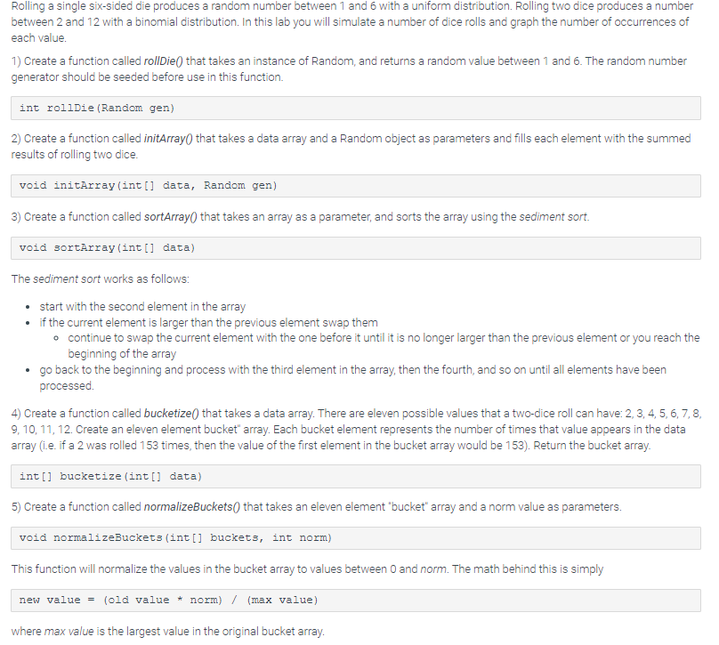 Rolling a single six-sided die produces a random | Chegg.com