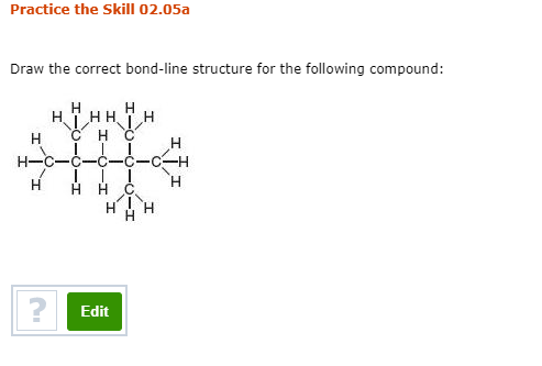 Solved Practice the Skill 02.05a Draw the correct bond-line | Chegg.com