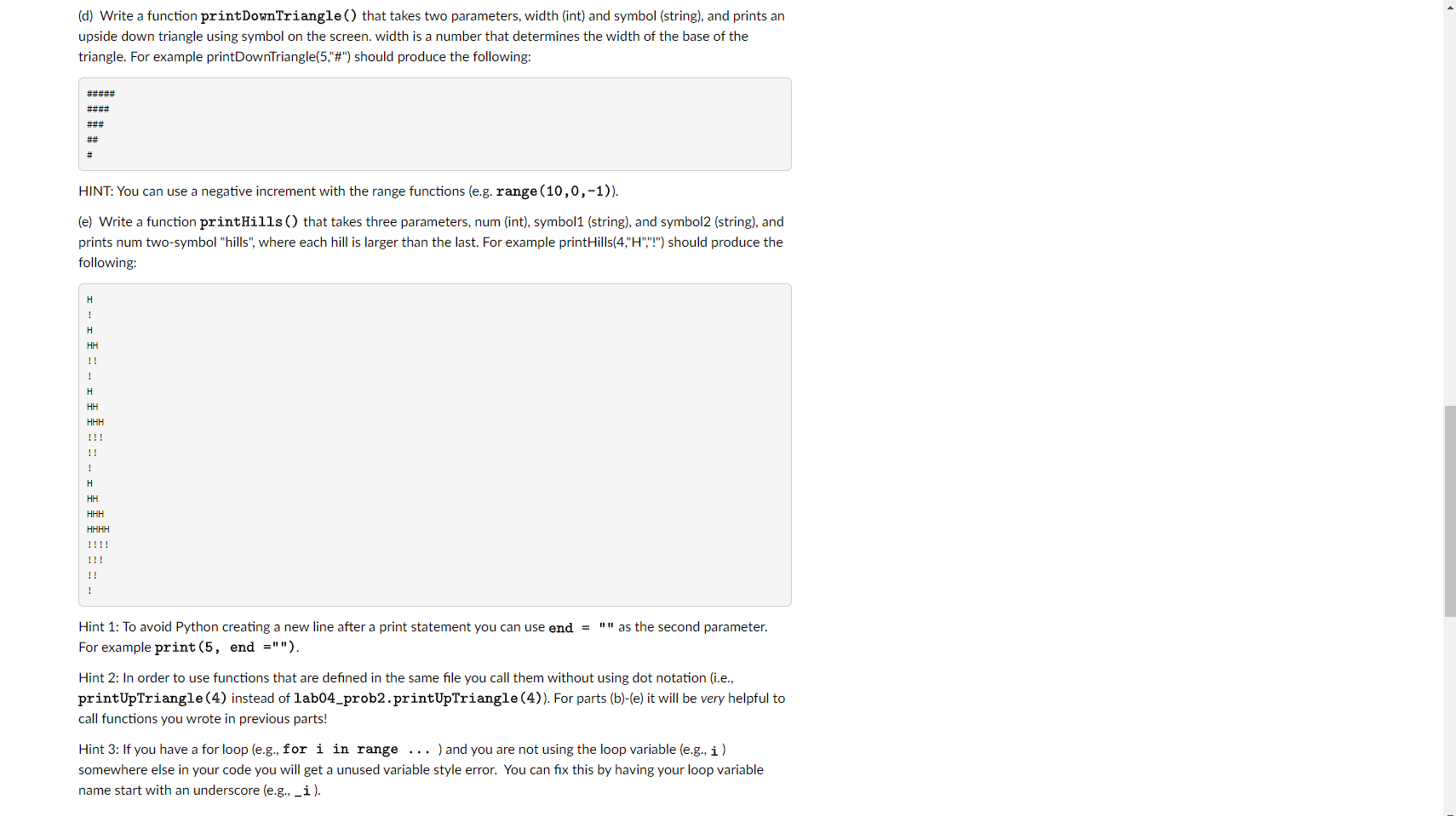 Solved this is working with loops in pythin3 using visual | Chegg.com
