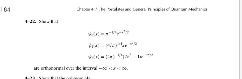 Solved Chapter 4 / The Postulates and General Principles of | Chegg.com