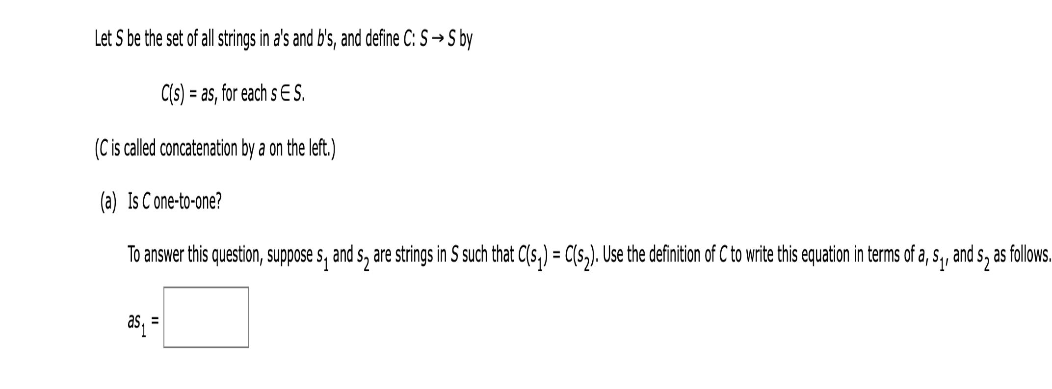 Solved Let S be the set of all strings in a′ and b 's, and | Chegg.com Solved Let S be the set of all strings in a′ and b 's, and | Chegg.com