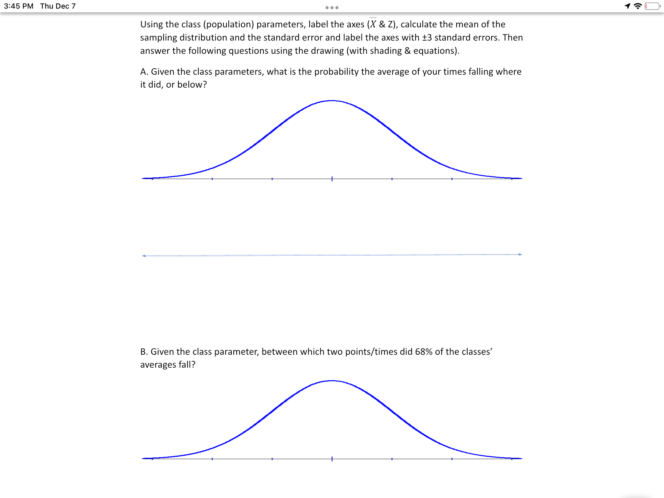 Solved Class Parameters vs. Personal Sample Data The results | Chegg.com