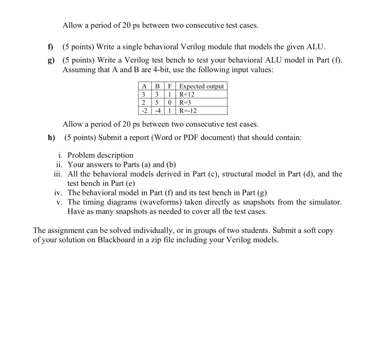 Coe 202 Term 191 Digital Logic Design Verilog