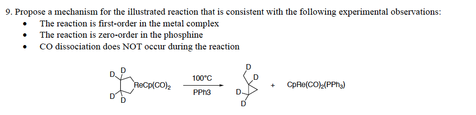 Solved Focusing on Ligand substitution like associative, | Chegg.com