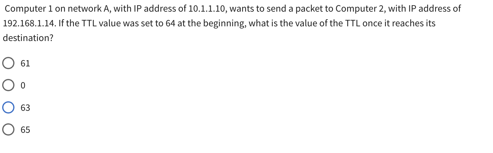 Solved Use the following scenario to answer the 10 questions | Chegg.com