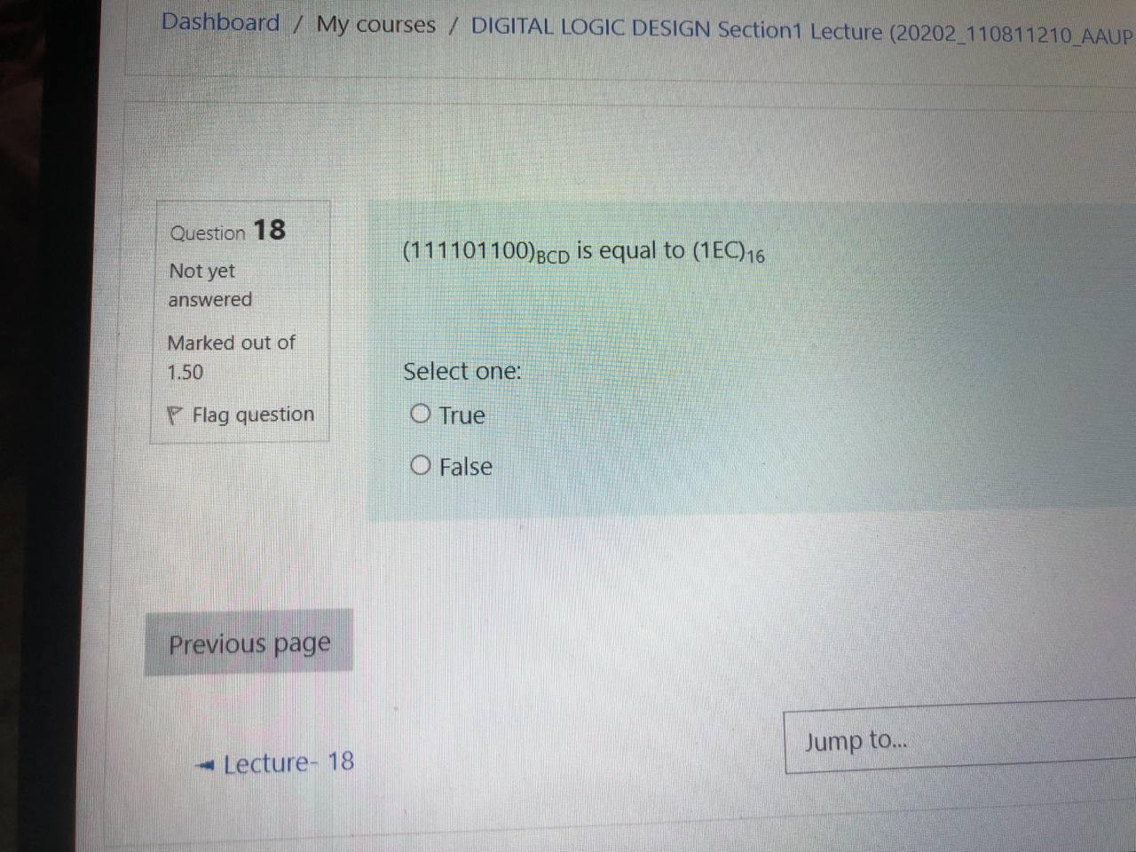 Solved Dashboard / My courses / DIGITAL LOGIC DESIGN | Chegg.com