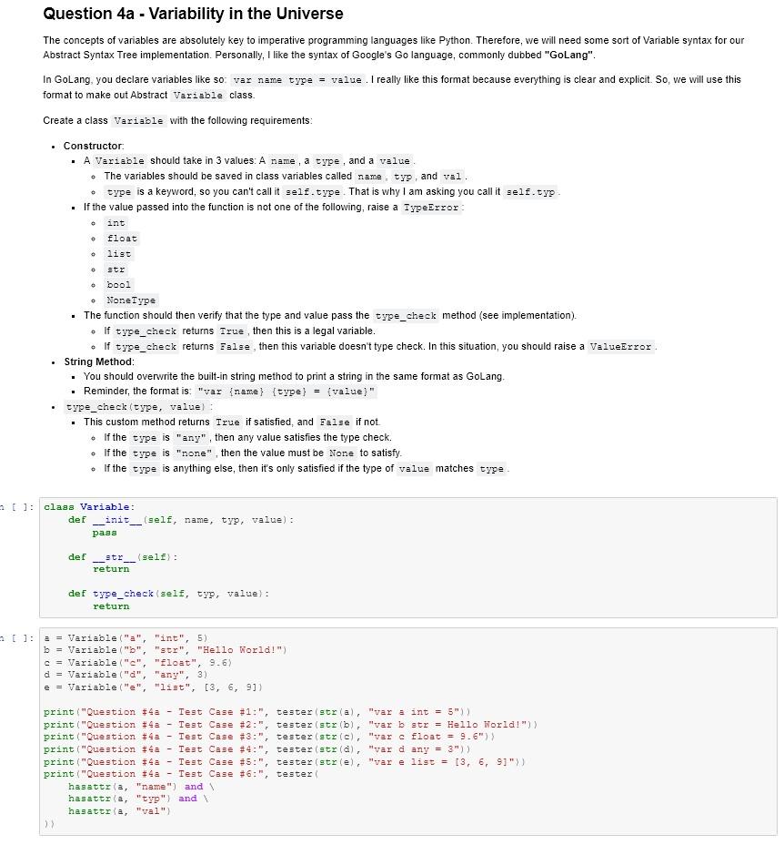 Solved Question 4a - Variability in the Universe The | Chegg.com