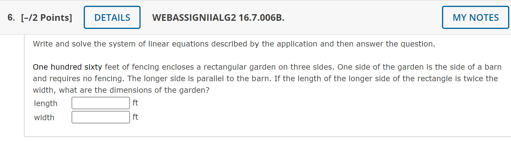 Solved -/2 Points] WEBASSIGNIIALG2 16.7.006B. Write and | Chegg.com